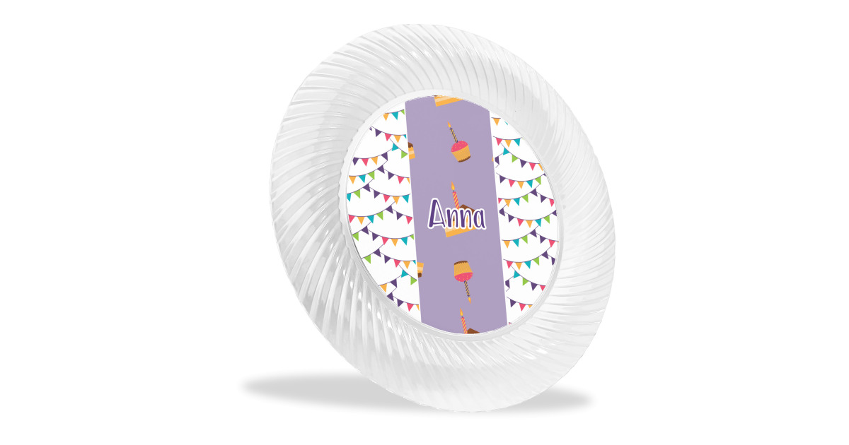 Custom Happy Birthday Plastic Party Dinner Plates - 10" (Personalized ...