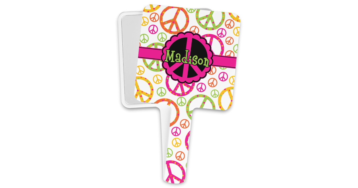 Custom Peace Sign Hand Mirror (Personalized) | YouCustomizeIt