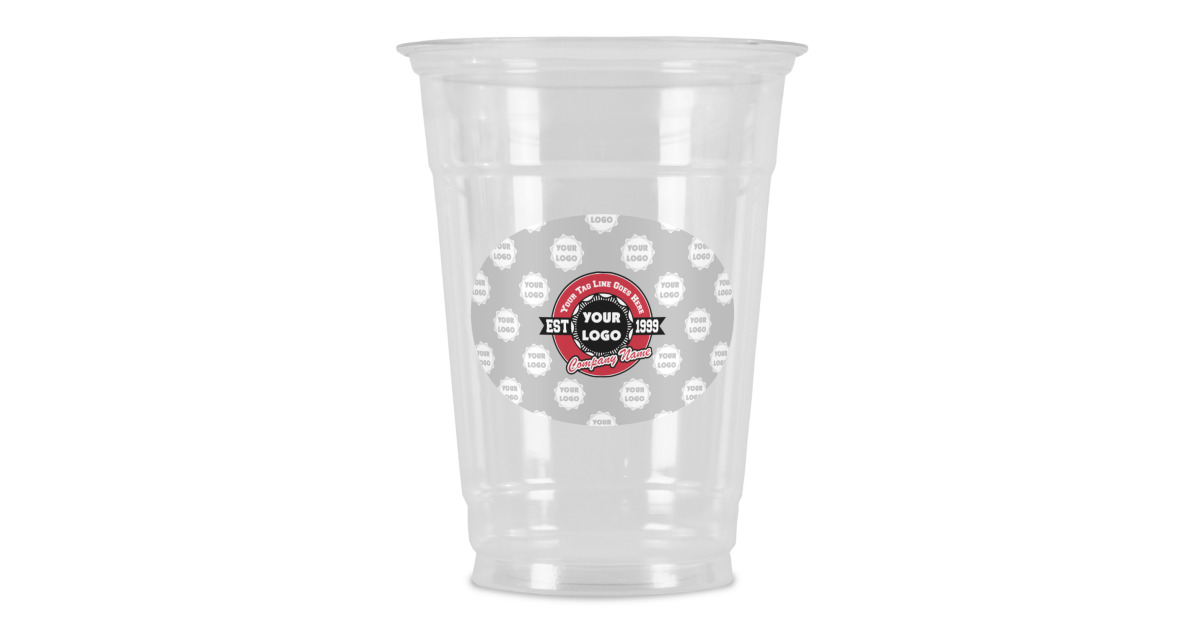 Custom Logo & Tag Line Party Cups - 16 oz (Personalized) | YouCustomizeIt