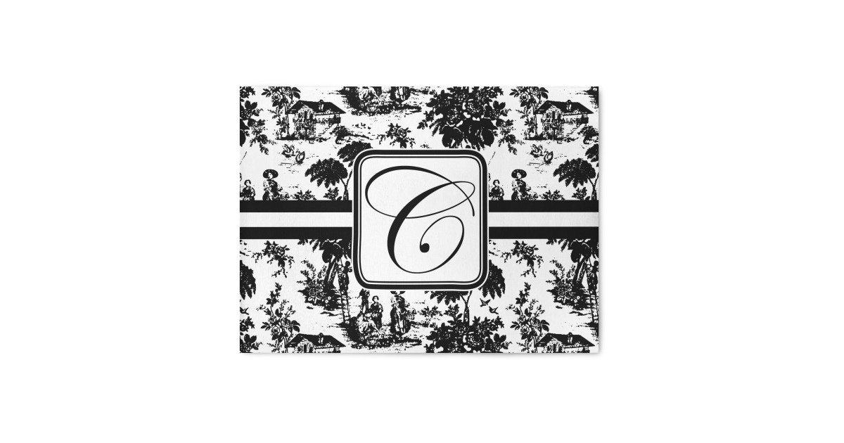 Custom Toile Area Rug (Personalized) | YouCustomizeIt