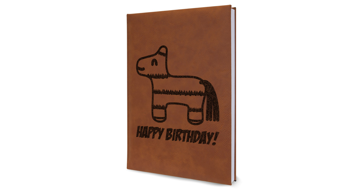 Custom Pinata Birthday Leather Sketchbook (Personalized) | YouCustomizeIt