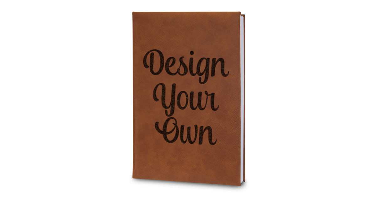 Custom Leatherette Journals - Large - Double-Sided | Design & Preview ...