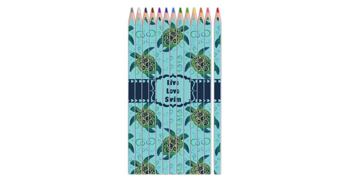 Custom Sea Turtles Colored Pencils | YouCustomizeIt