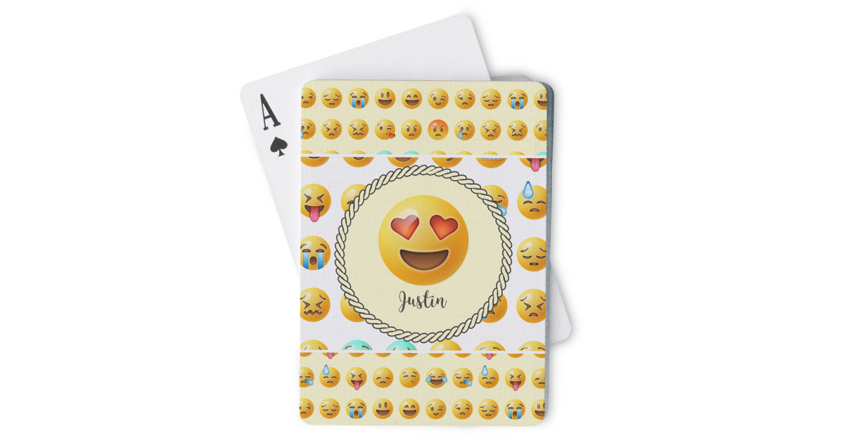 Custom Emojis Playing Cards (Personalized) | YouCustomizeIt
