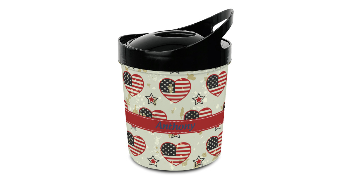 Custom Americana Plastic Ice Bucket (Personalized) | YouCustomizeIt