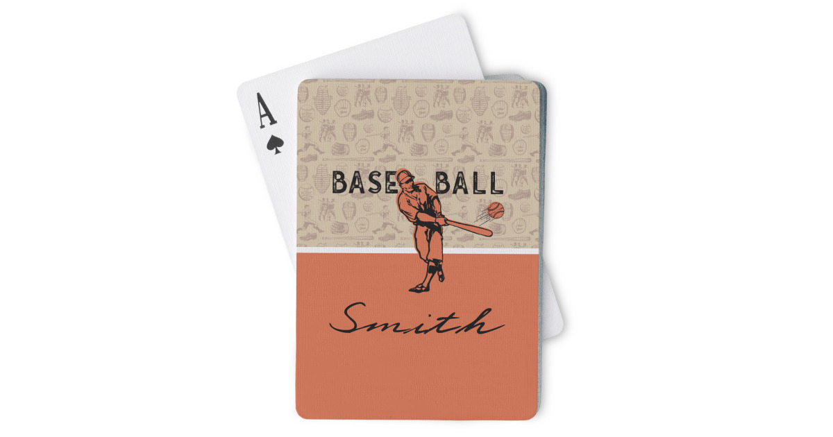 Custom Retro Baseball Playing Cards (Personalized) | YouCustomizeIt