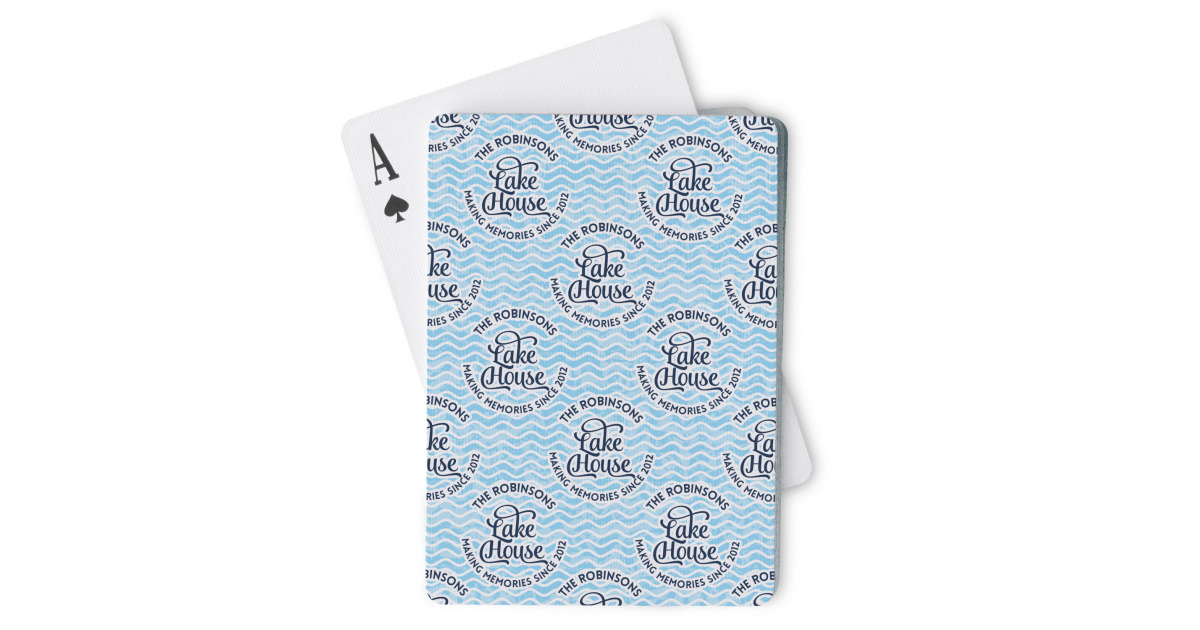 Custom Lake House #2 Playing Cards (Personalized) | YouCustomizeIt