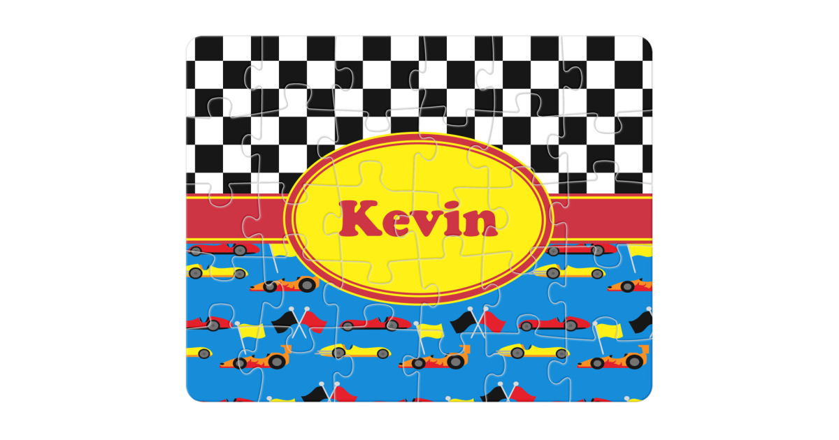 Custom Racing Car Jigsaw Puzzles (Personalized) | YouCustomizeIt
