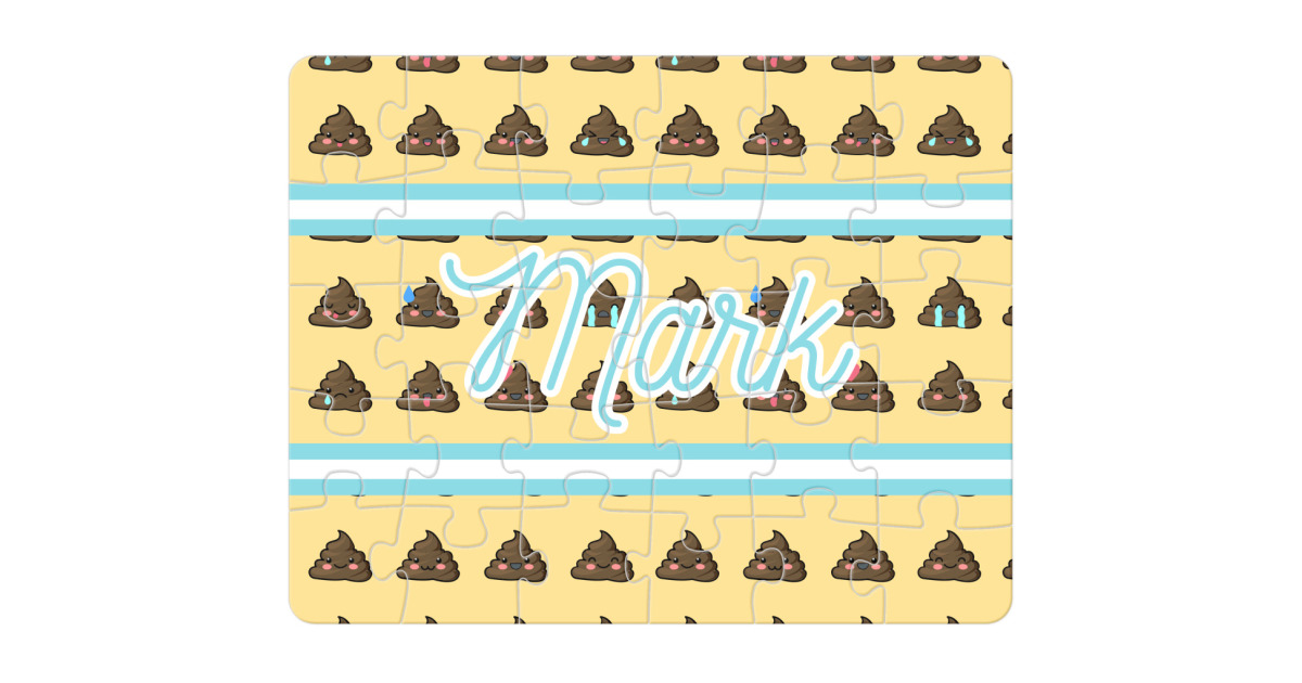Custom Poop Emoji Jigsaw Puzzles (Personalized) | YouCustomizeIt