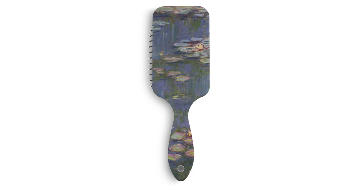 Custom Water Lilies by Claude Monet Hair Brushes | YouCustomizeIt