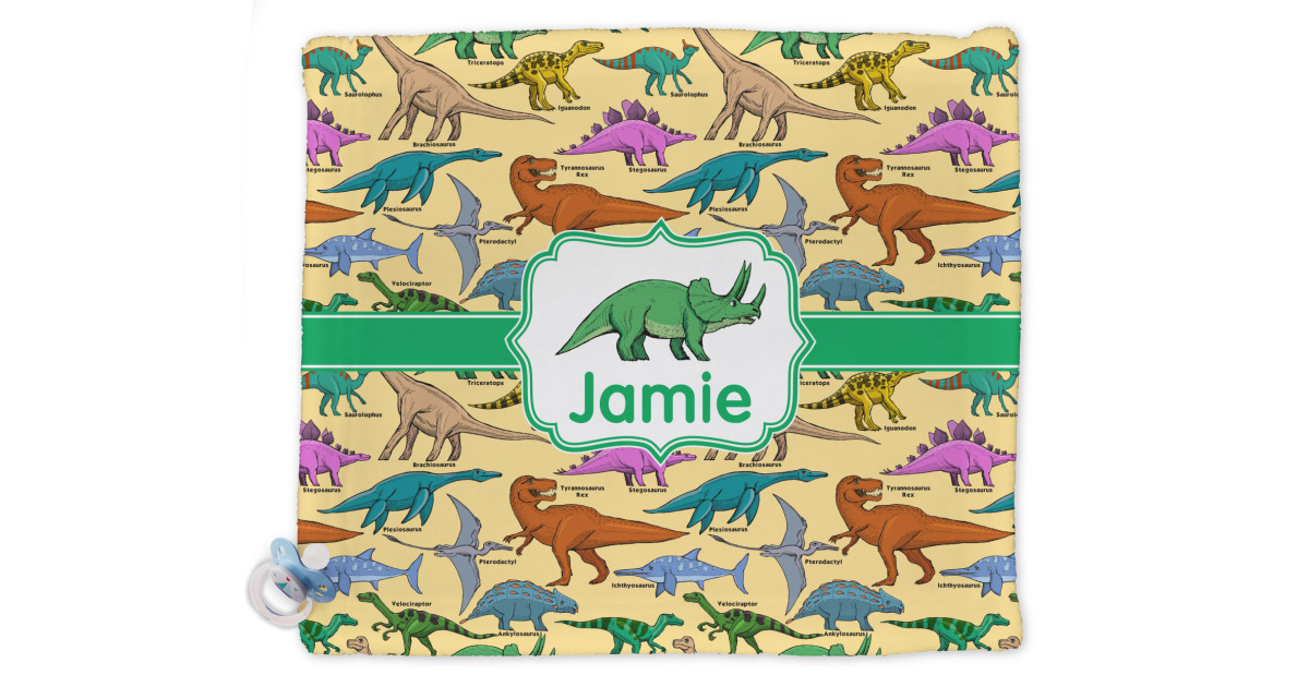 Custom Dinosaurs Security Blanket (Personalized) | YouCustomizeIt