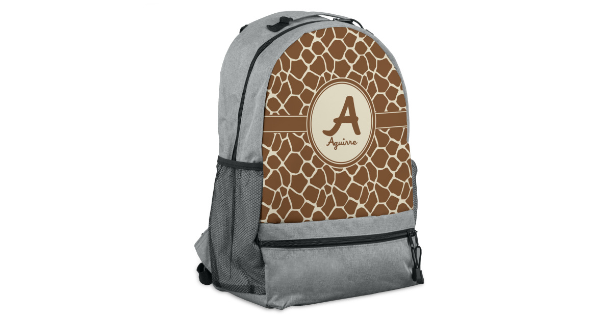 Custom Giraffe Print Backpack (Personalized) | YouCustomizeIt