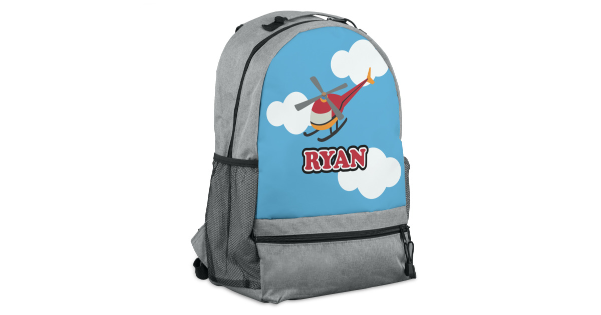 Custom Helicopter Backpack (Personalized) | YouCustomizeIt