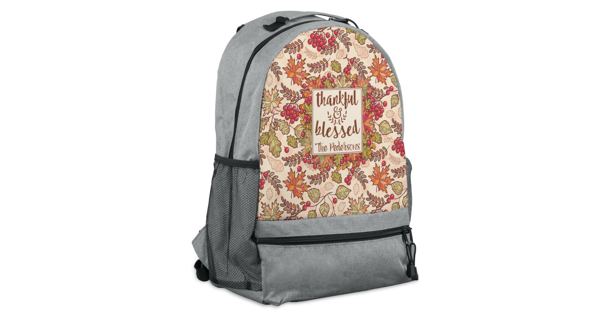 Custom Thankful & Blessed Backpack (Personalized) | YouCustomizeIt