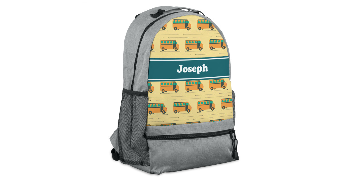 Custom School Bus Backpack (Personalized) | YouCustomizeIt
