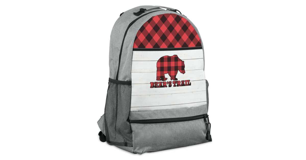 Custom Lumberjack Plaid Backpack (Personalized) | YouCustomizeIt