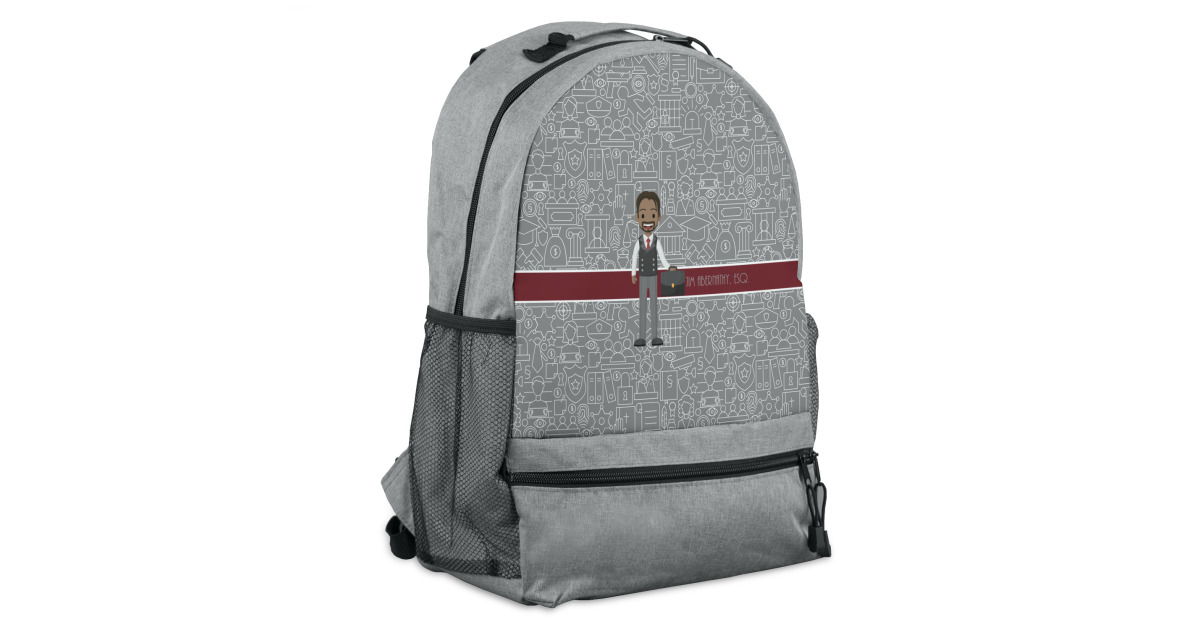 Custom Lawyer / Attorney Avatar Backpack (Personalized) | YouCustomizeIt