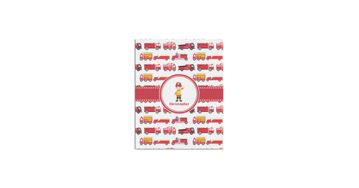 Custom Firetrucks Poster - Multiple Sizes (Personalized) | YouCustomizeIt