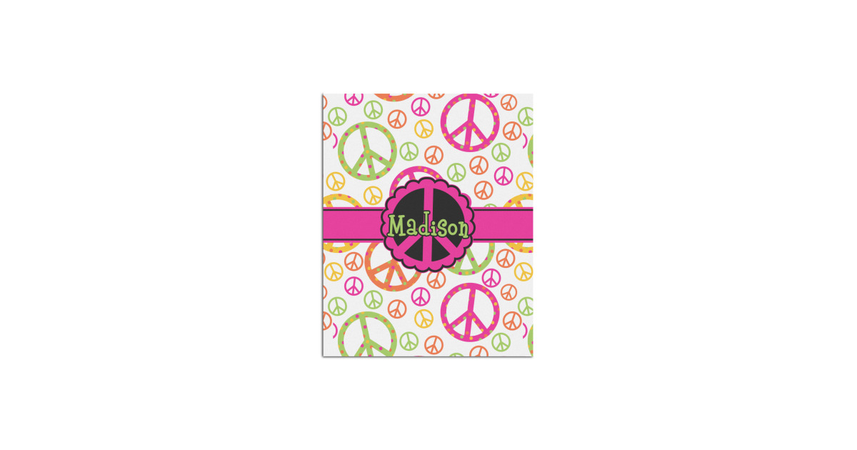 Custom Peace Sign Poster - Multiple Sizes (Personalized) | YouCustomizeIt