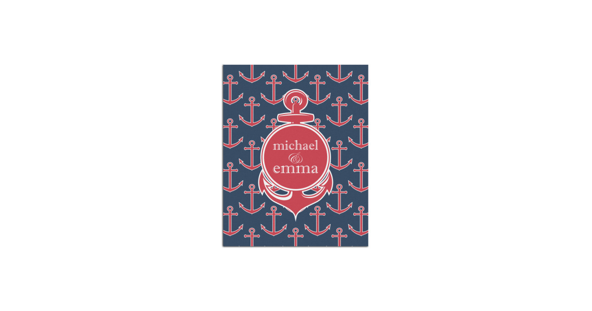 Custom All Anchors Poster - Multiple Sizes (Personalized) | YouCustomizeIt