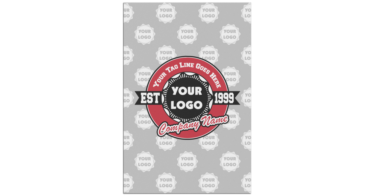 Custom Logo & Tag Line Poster - Matte - 24" x 36" w/ Logos | YouCustomizeIt