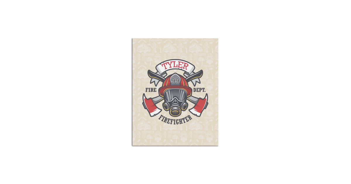 Custom Firefighter Posters - Matte - 16x20 (Personalized) | YouCustomizeIt