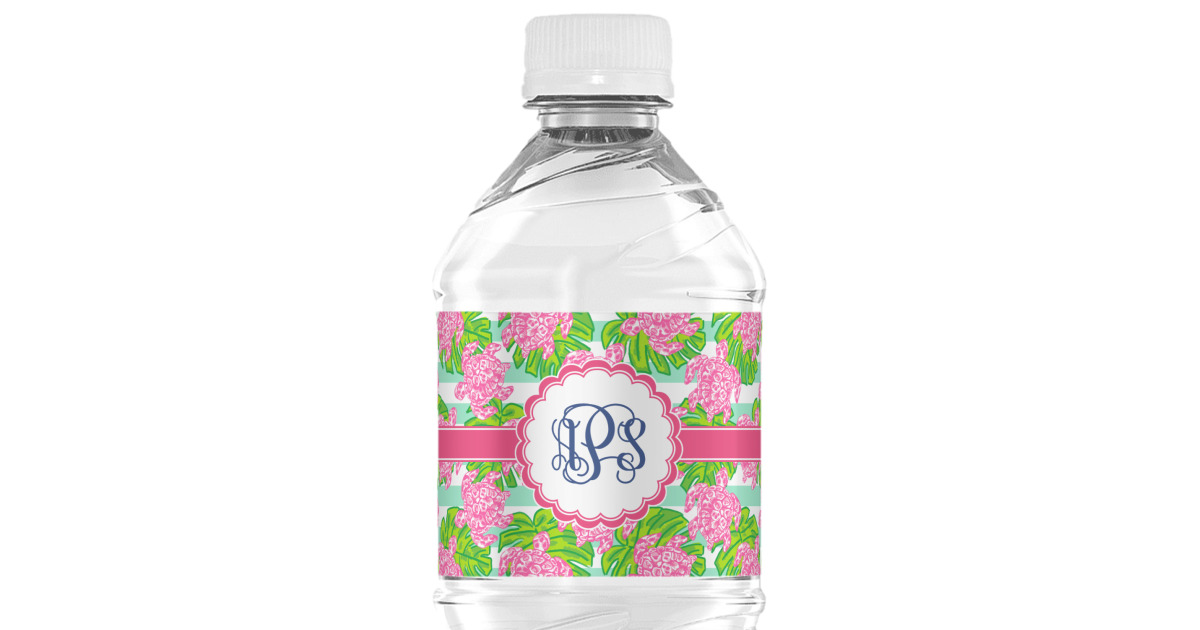 Custom Preppy Water Bottle Labels - Custom Sized (Personalized ...