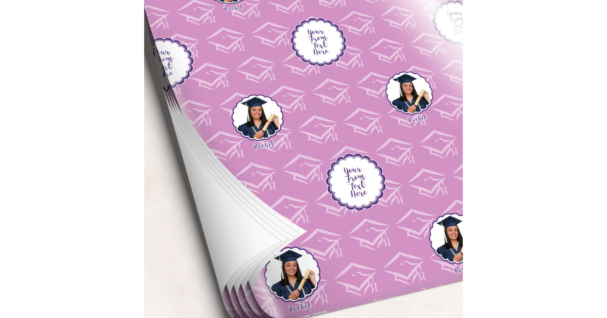Custom Graduation Wrapping Paper Sheets (Personalized) | YouCustomizeIt