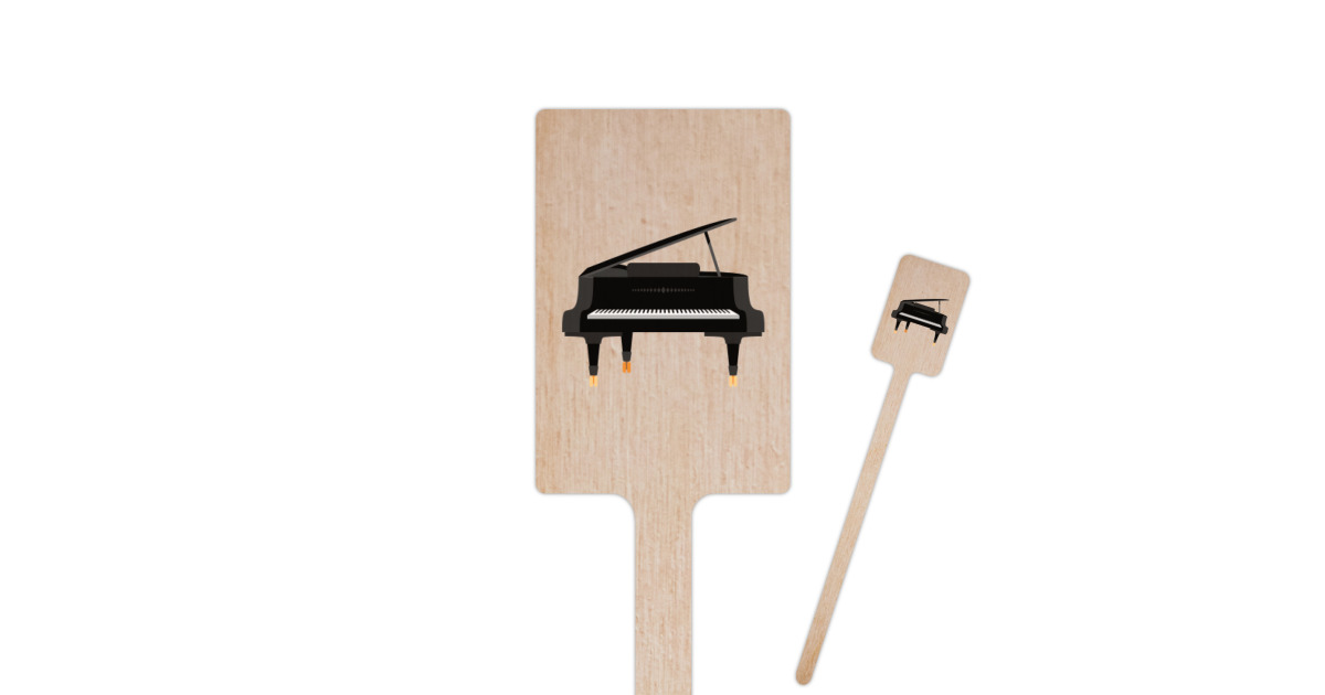 Custom Musical Instruments Rectangle Wooden Stir Sticks | YouCustomizeIt