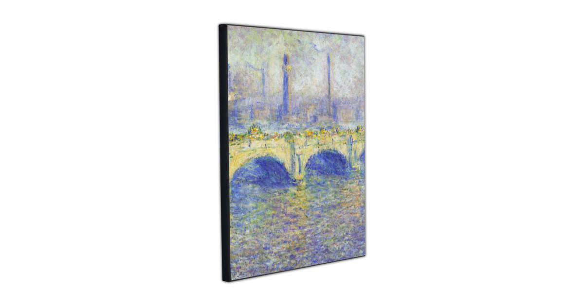 Custom Waterloo Bridge by Claude Monet Wood Prints | YouCustomizeIt