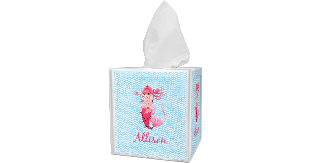 Custom Mermaid Tissue Box Cover (Personalized) | YouCustomizeIt
