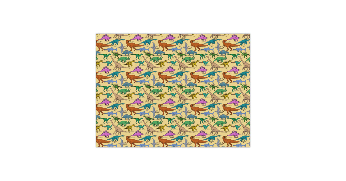 Custom Dinosaurs Tissue Paper Sheets | YouCustomizeIt
