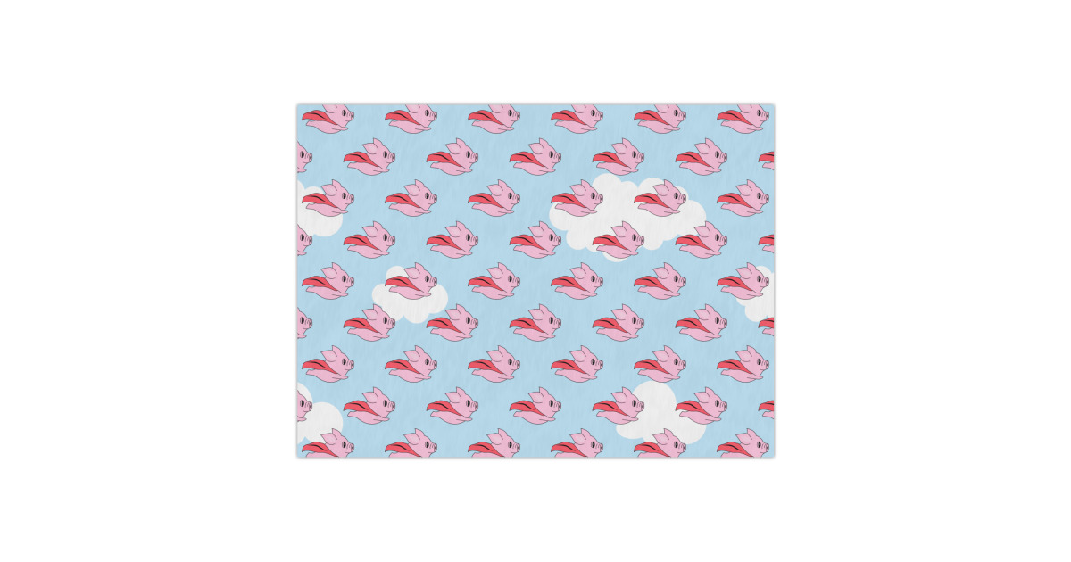 Custom Flying Pigs Tissue Paper Sheets | YouCustomizeIt