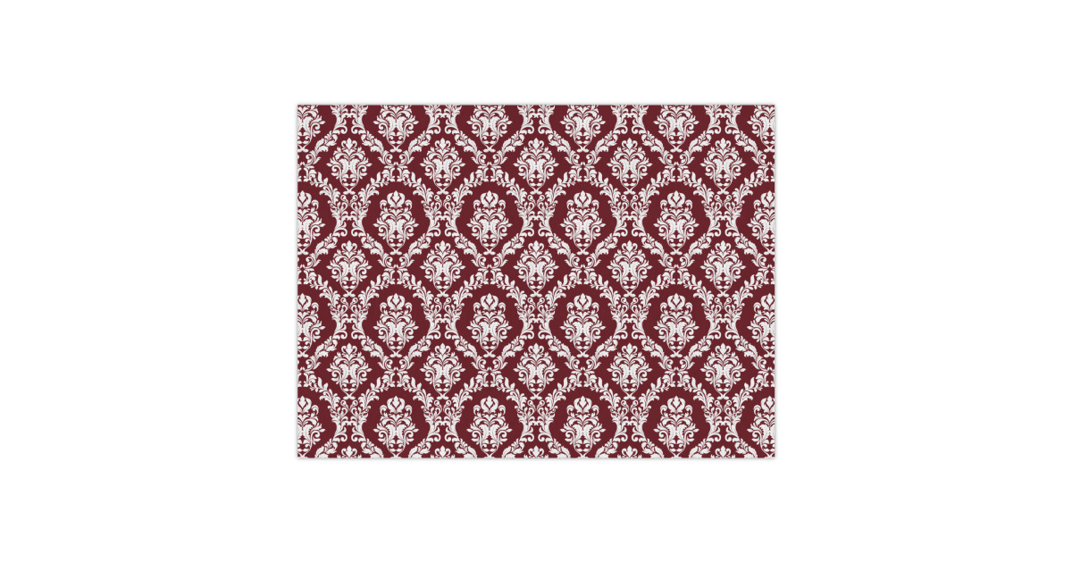 Custom Maroon & White Tissue Paper Sheets | YouCustomizeIt