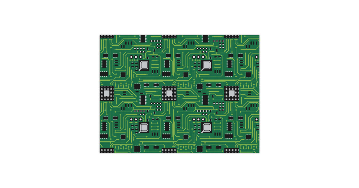 Custom Circuit Board Tissue Paper Sheets | YouCustomizeIt