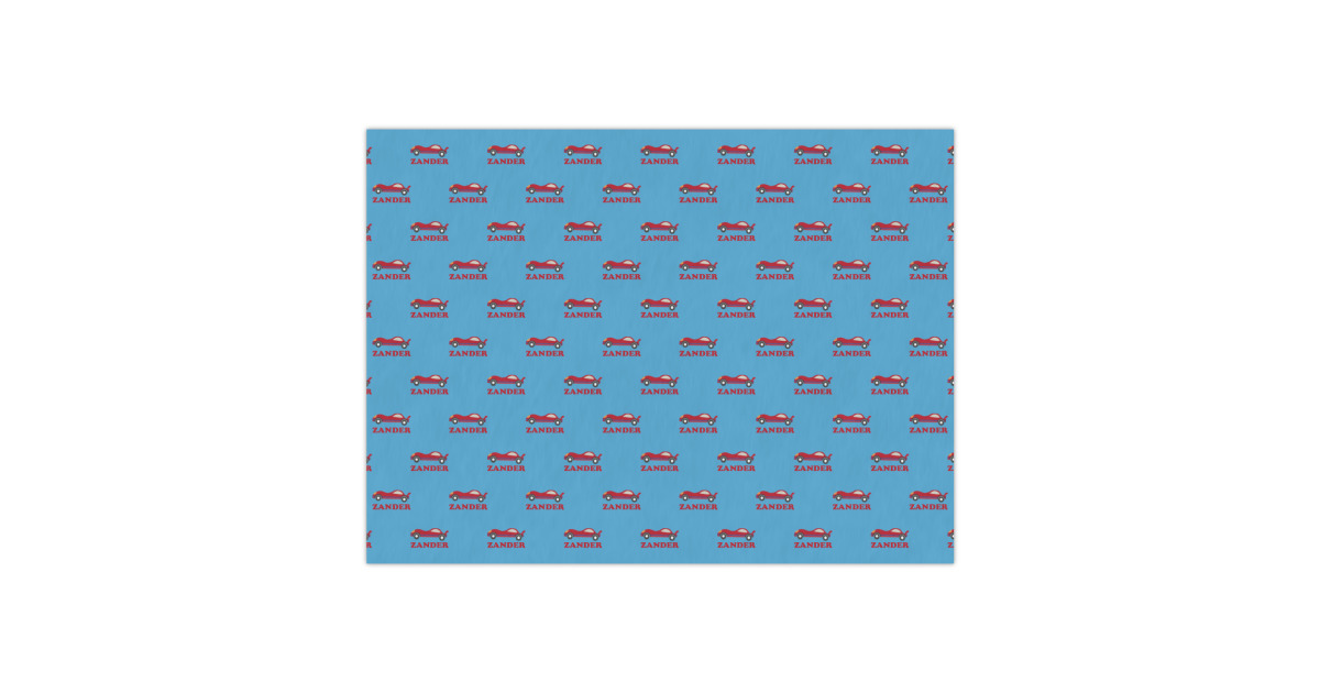 Custom Race Car Tissue Paper Sheets (Personalized) | YouCustomizeIt