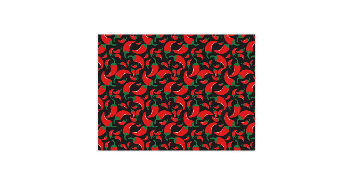 Custom Chili Peppers Tissue Paper Sheets | YouCustomizeIt