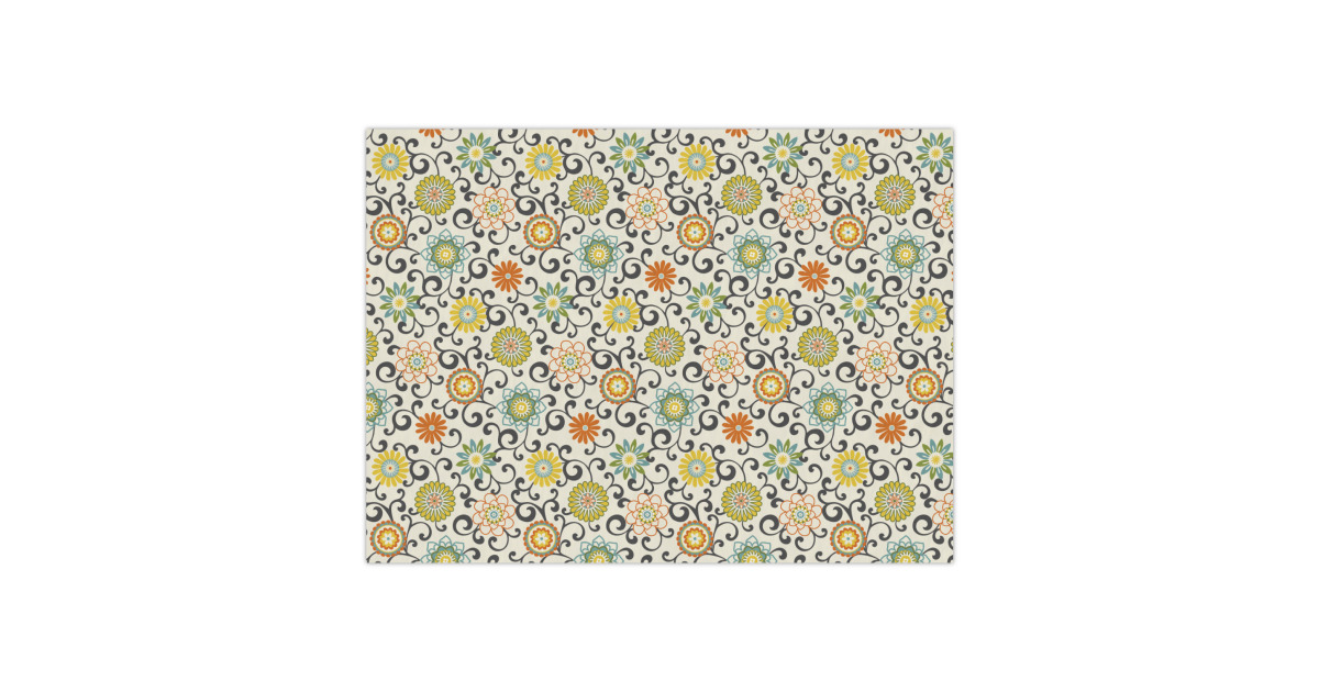 Custom Swirls & Floral Tissue Paper Sheets | YouCustomizeIt