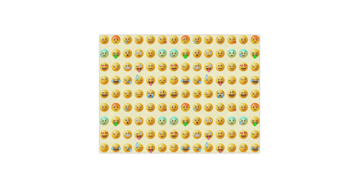Custom Emojis Tissue Paper Sheets | YouCustomizeIt
