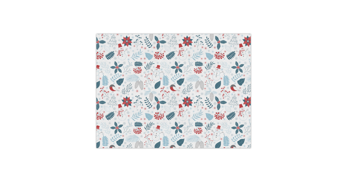 Custom Winter Snowman Tissue Paper Sheets | YouCustomizeIt