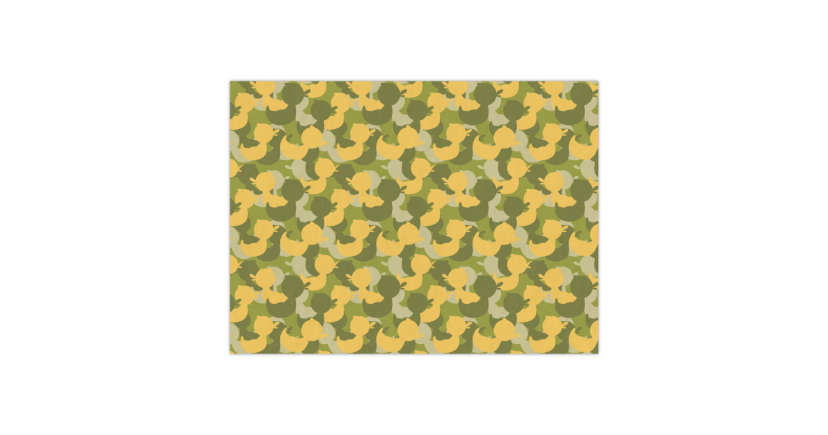 Custom Rubber Duckie Camo Tissue Paper Sheets | YouCustomizeIt