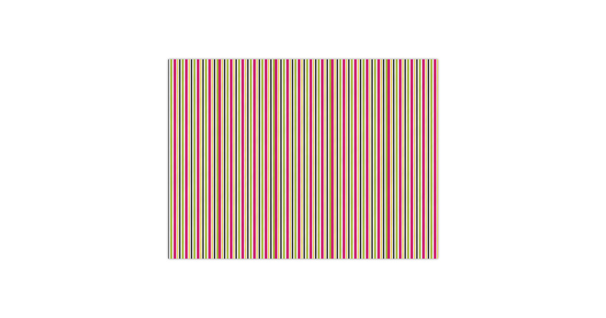 Custom Pink Monsters & Stripes Tissue Paper Sheets | YouCustomizeIt