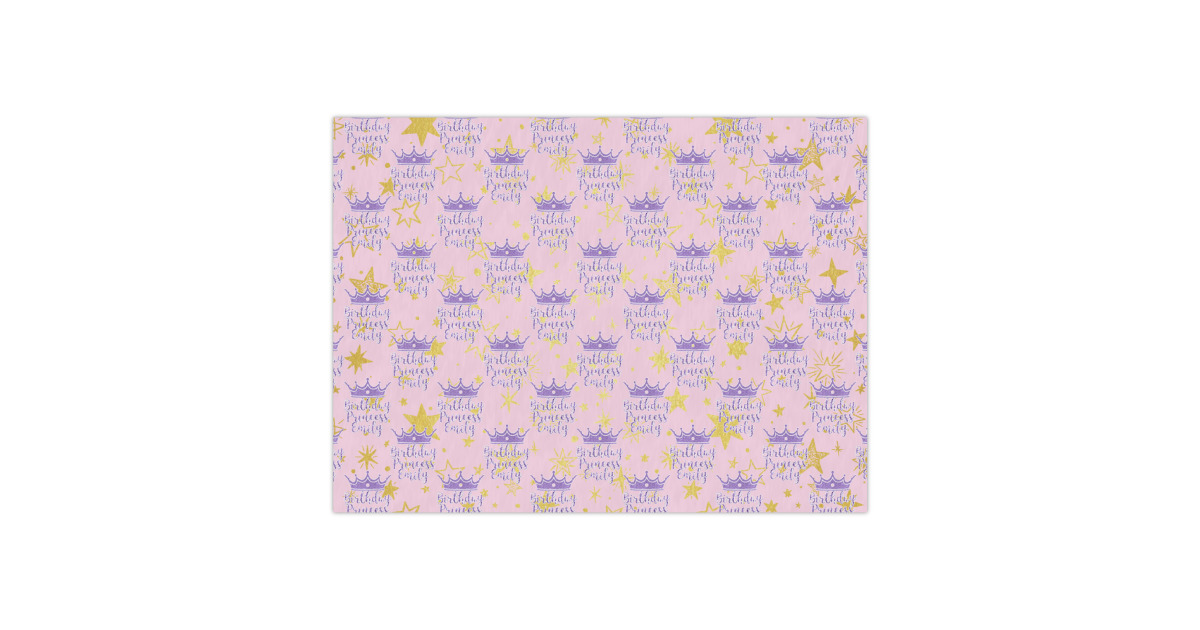 Custom Birthday Princess Tissue Paper Sheets (Personalized ...