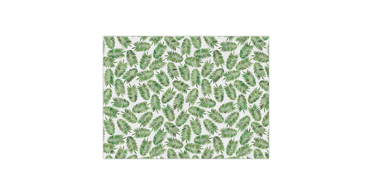 Custom Tropical Leaves Tissue Paper Sheets | YouCustomizeIt
