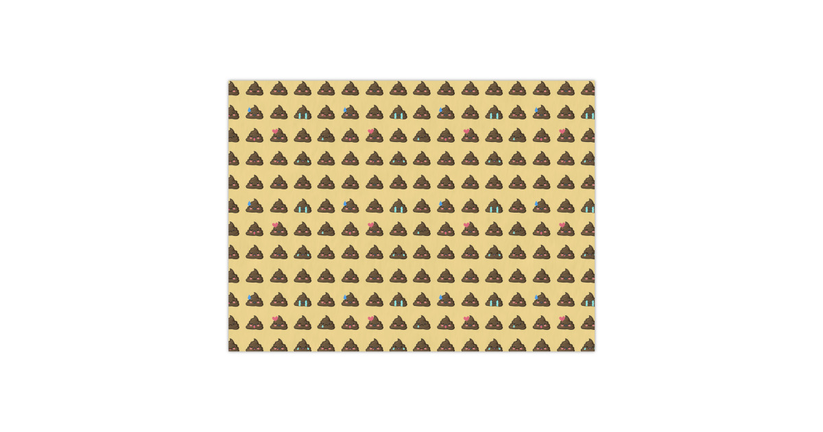 Custom Poop Emoji Tissue Paper Sheets | YouCustomizeIt