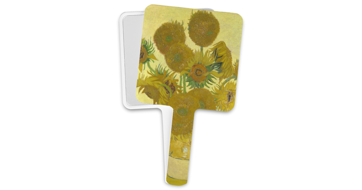 Custom Sunflowers (Van Gogh 1888) Hand Mirror | YouCustomizeIt