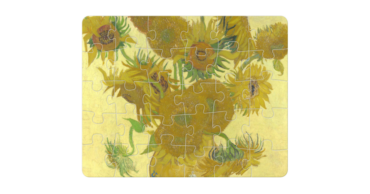 Custom Sunflowers (Van Gogh 1888) Jigsaw Puzzles | YouCustomizeIt