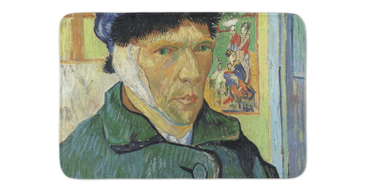 Custom Van Gogh's Self Portrait with Bandaged Ear Anti-Fatigue Kitchen ...