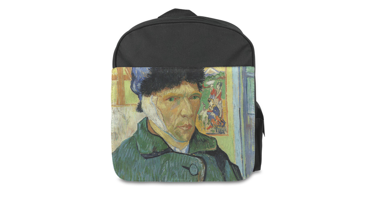 Custom Van Gogh's Self Portrait with Bandaged Ear Preschool Backpack ...