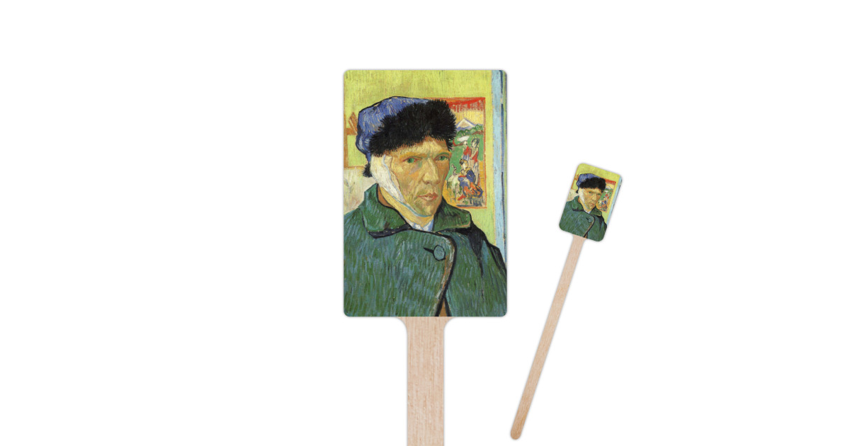 Custom Van Gogh's Self Portrait with Bandaged Ear Rectangle Wooden Stir ...